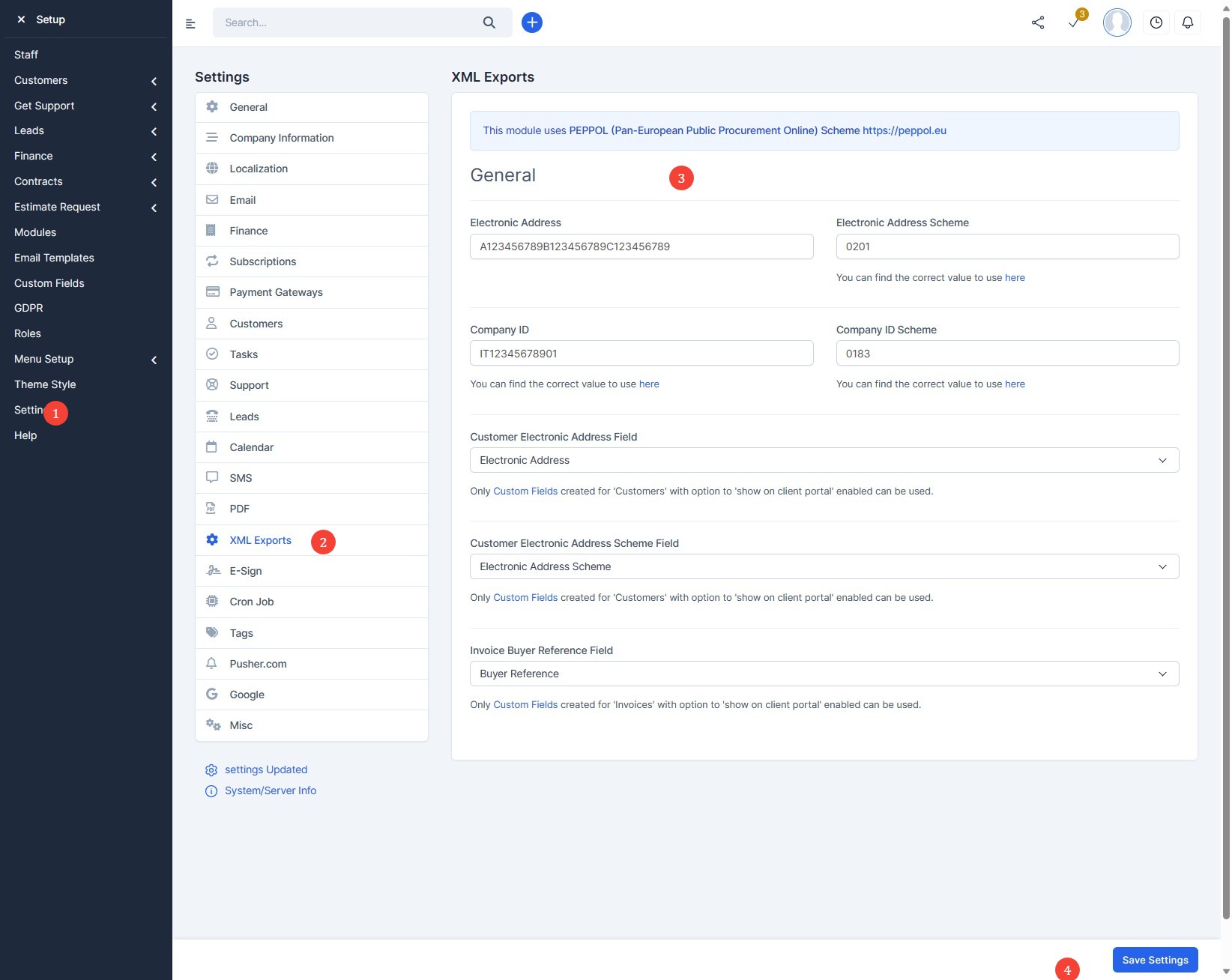 XML Toolkit With E-Invoice export for Perfex CRM. by Techy4m | CodeCanyon